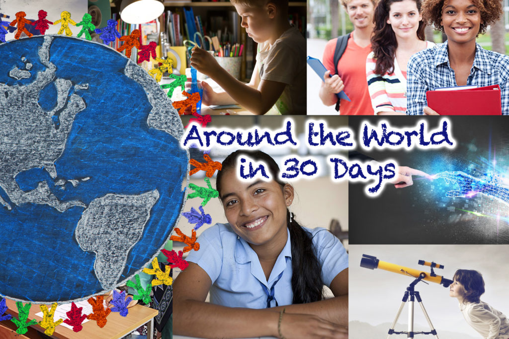 Around the World in 30 Days: April 2017